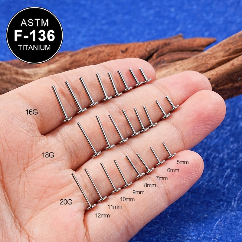 Titanium Earring Posts - Etsy