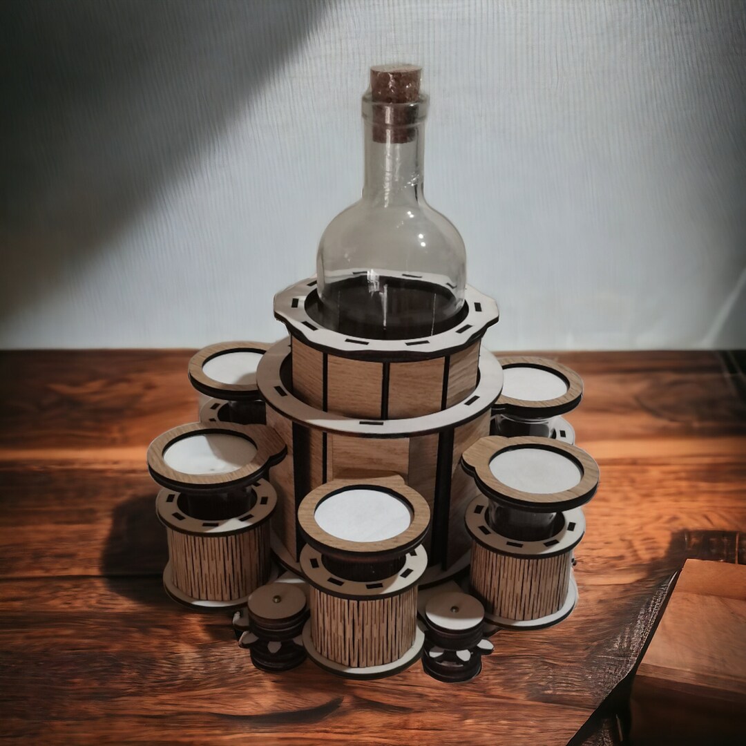 Dispenser for 6 Shots With Bottle V4 (digital Product) - Etsy