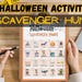 Halloween Scavenger Hunt Activity Pack - Etsy