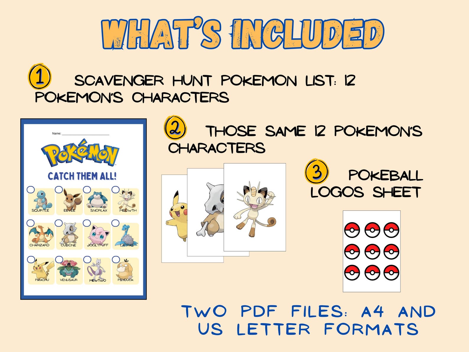 Pokemon Scavenger Hunt Activity Pack - Etsy