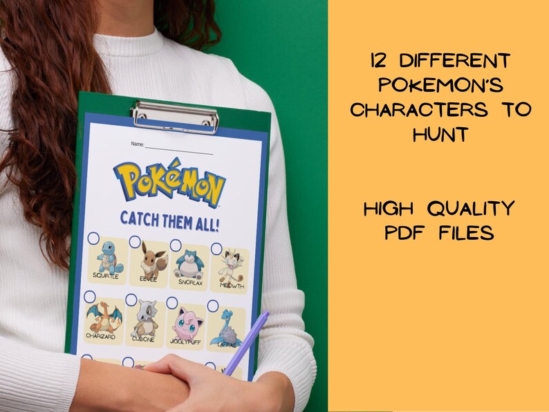 Pokemon Scavenger Hunt Activity Pack - Etsy
