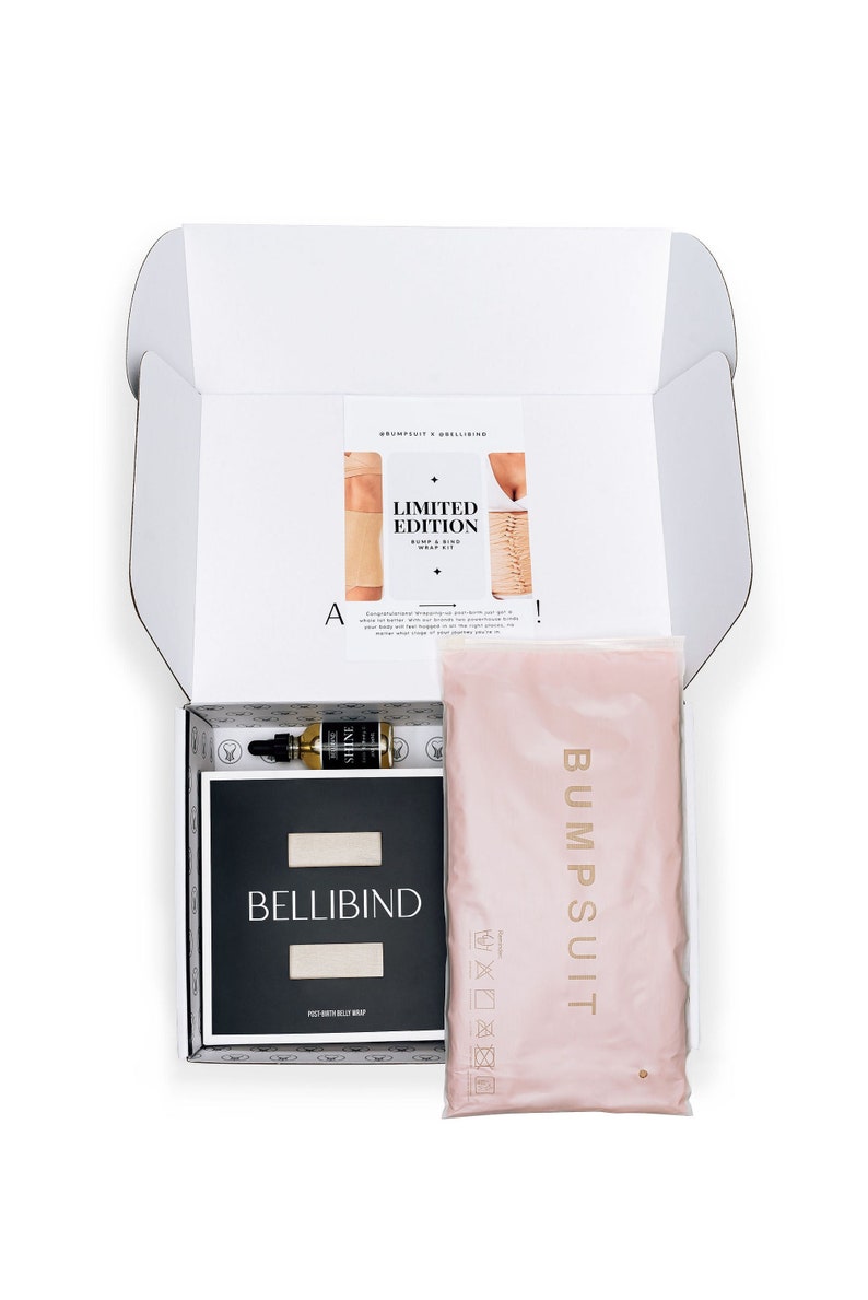 Postpartum Belly Wrap | Bengkung Belly Binding With Waist Trainer Kit ...