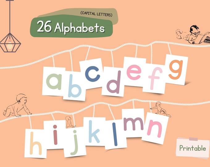 Small Alphabets Printable Flashcards. Abc Flashcards for Homeschooling ...