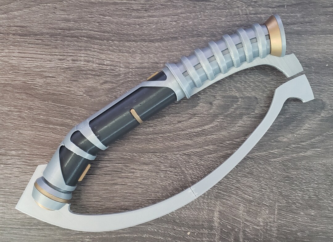 Oppo Rancisis Lightsaber Star Wars Stl Files For 3d Printing Etsy