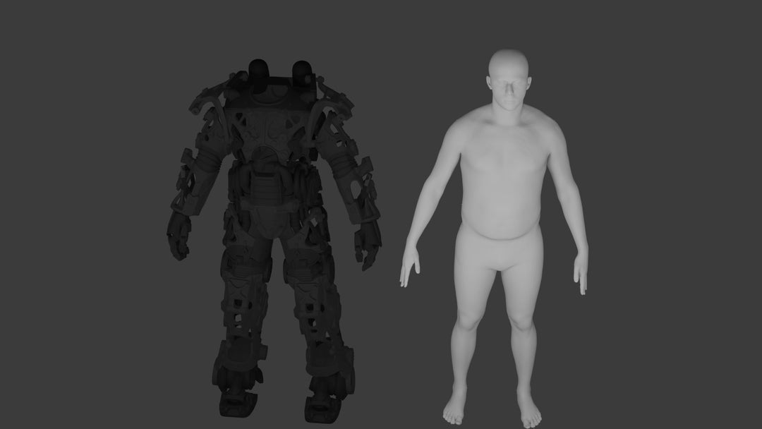 Power Armor Frame / Chassis STL Files for 3D Printing - Etsy Portugal