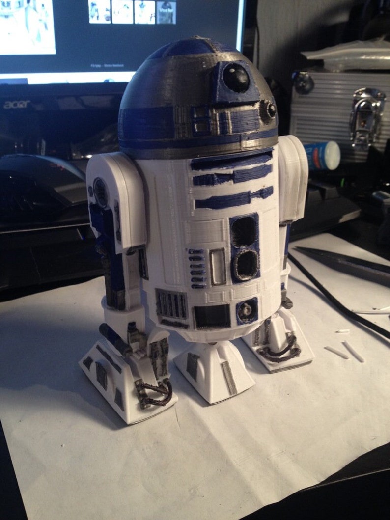 R2-D2 Star Wars STL Files for 3D Printing - Etsy Australia