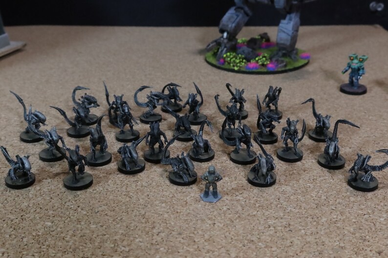 Xenomorph Minis 22 Poses Alien STL Files for 3D Printing - Etsy Canada
