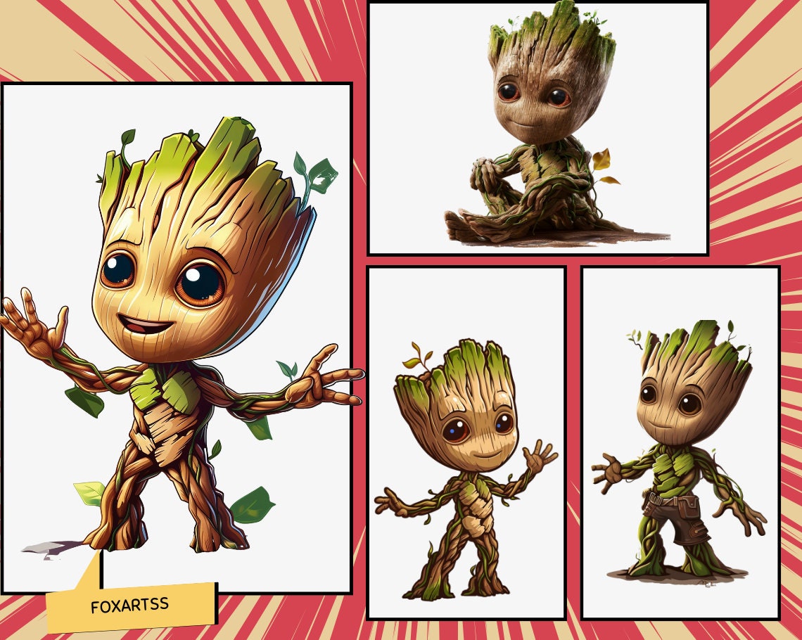 Instant Download Baby Groot Print Bundle Perfect for Printing and ...