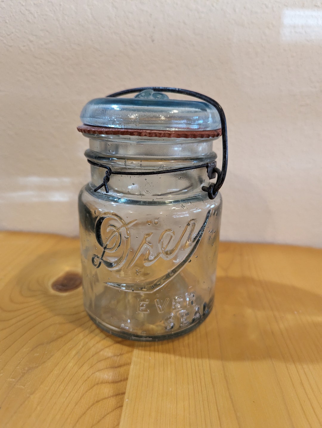 Drey Wire-bale Lid, 12-ounce Glass Jar - Etsy