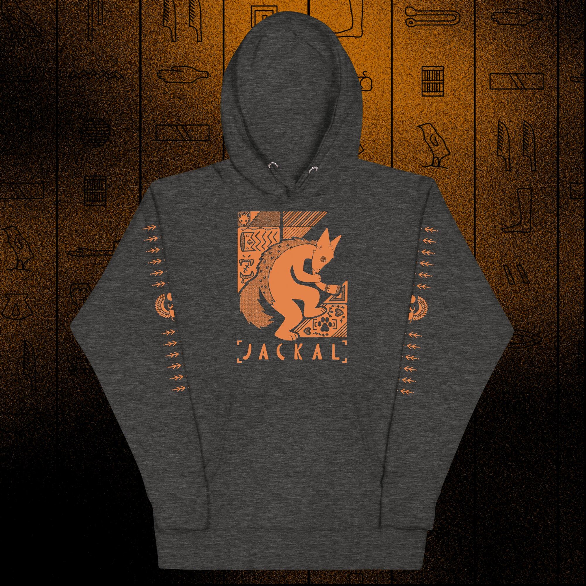 The Jackal Calls Premium Hoodie Orange skunkhotel - Etsy