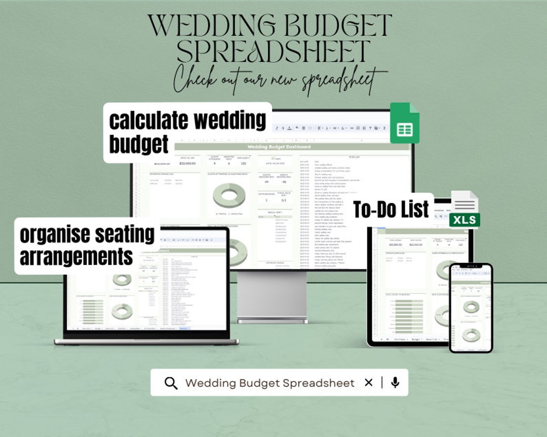 Wedding Checklist, Wedding Binder, Wedding Budget, Wedding Excel ...