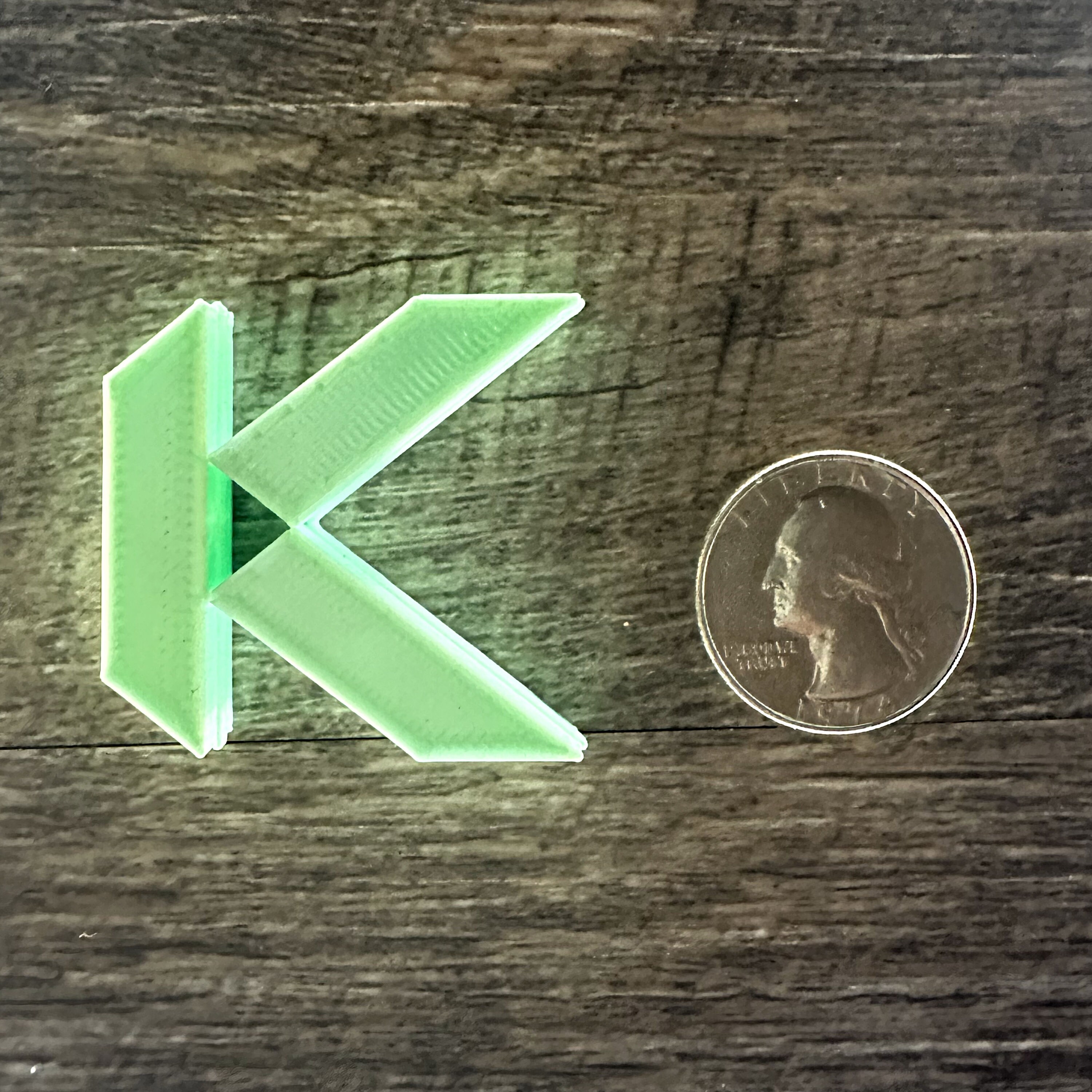 Kadena Logo 3D Printed Model Cryptocurrency - Etsy