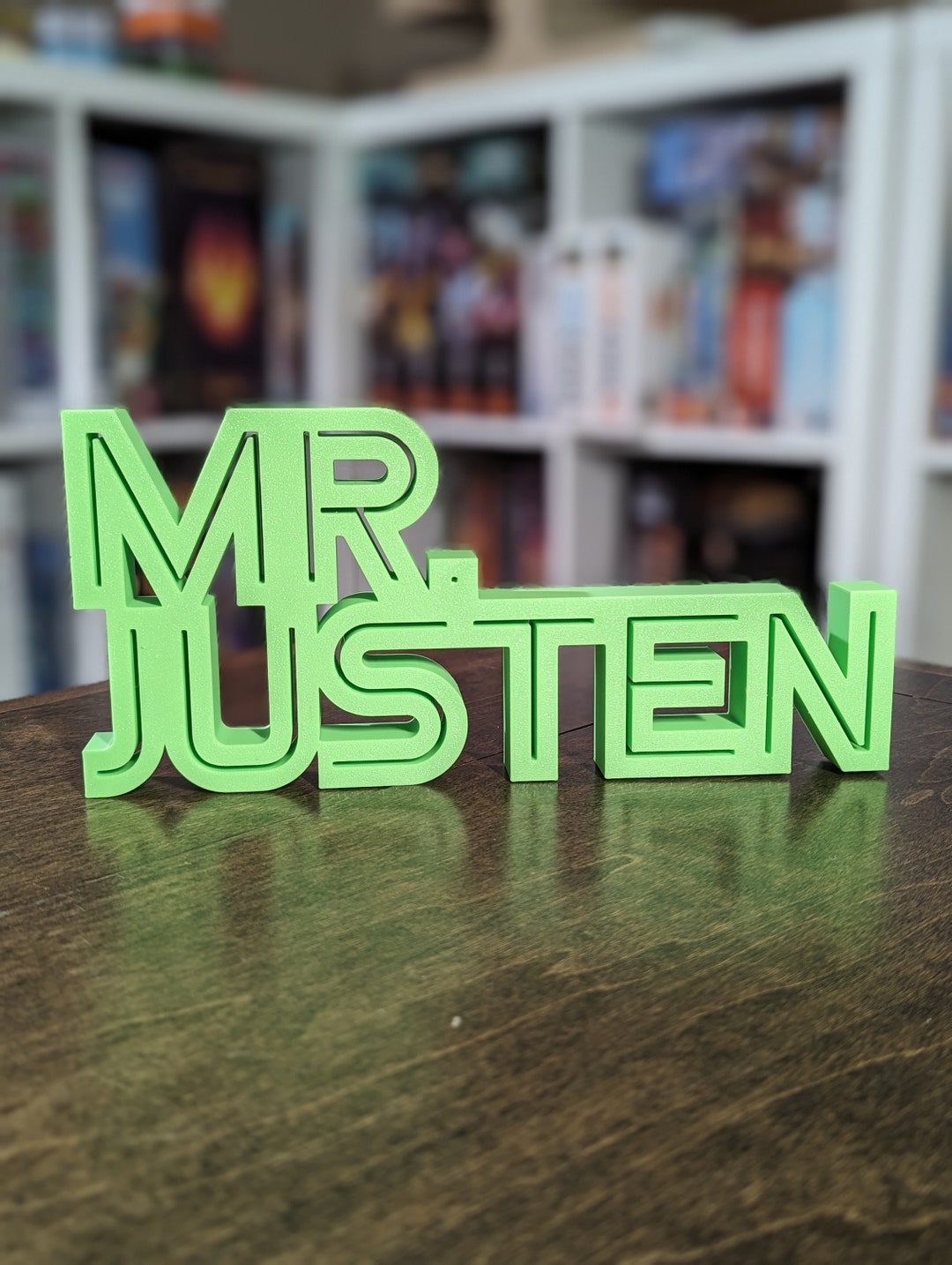 Custom 3D Printed Desk Name Plate, Teacher Appreciation Gift - Etsy