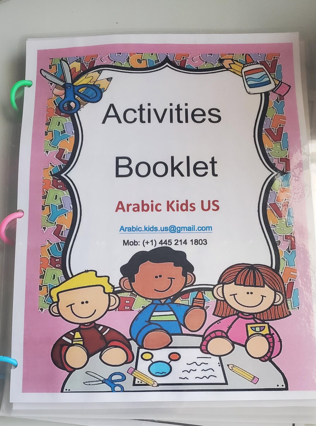 Activity Book With Scotch (arabic and English) Busy Book. - Etsy