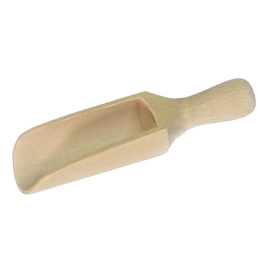Wooden Spice Scoop, Rustic Kitchen Spoon, Coffee & Tea Measuring Scoop ...