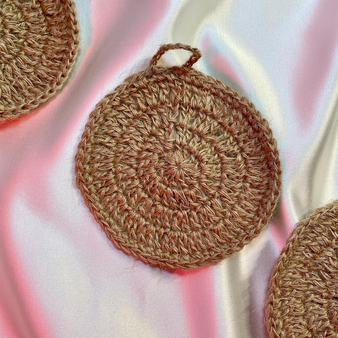 Hemp Fiber Dish Scrubber | Eco-friendly Sponge | Natural Dishwashing ...