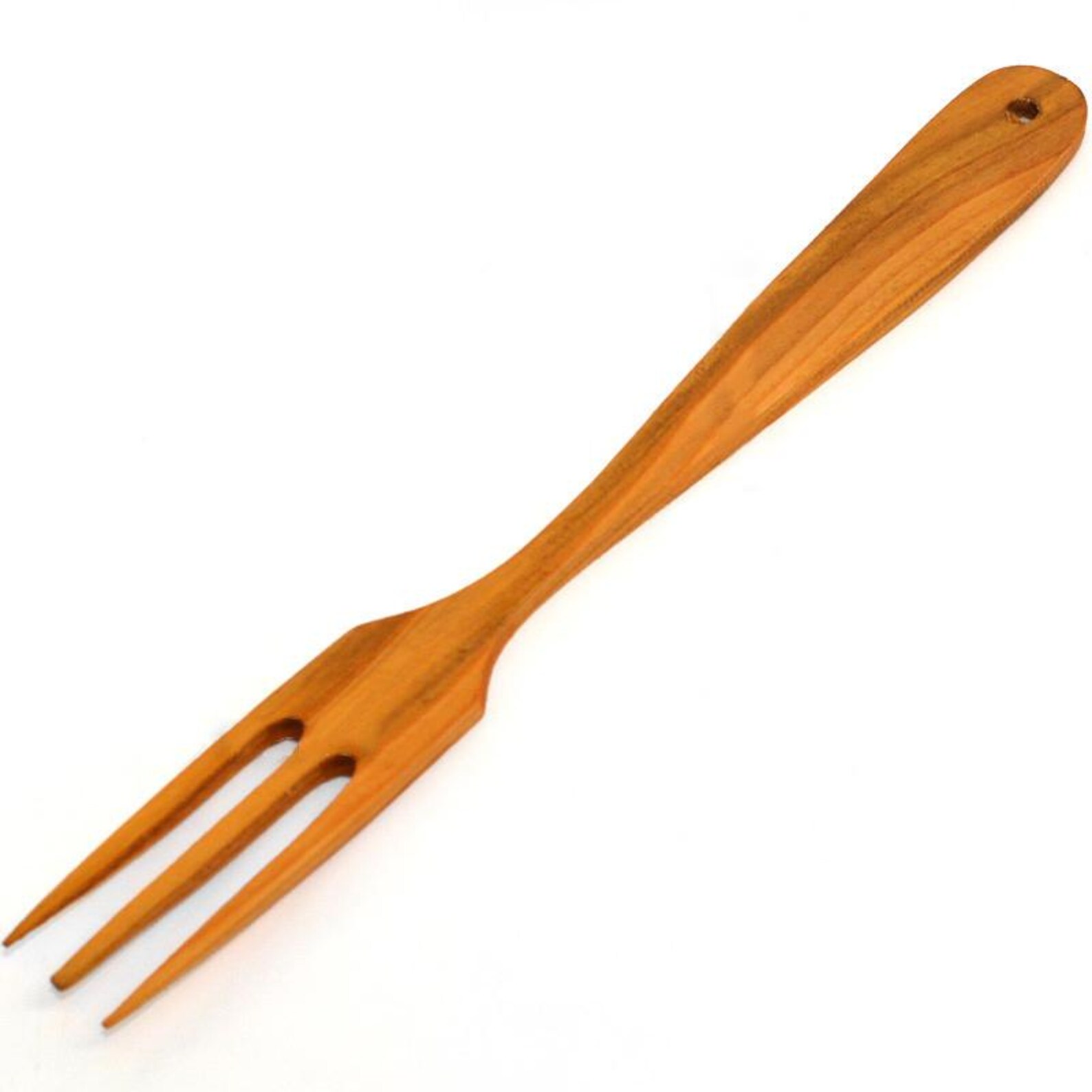 Wooden Fork Barbecue Fork Steak Fork Three-pronged Wooden Utensil ...