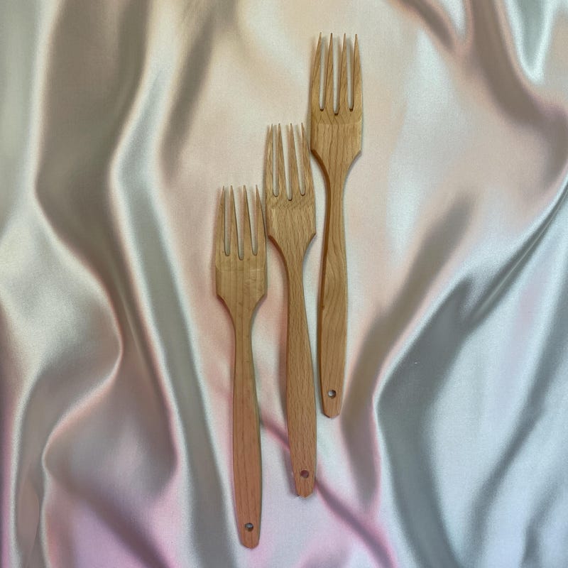 Wooden Forks - Etsy