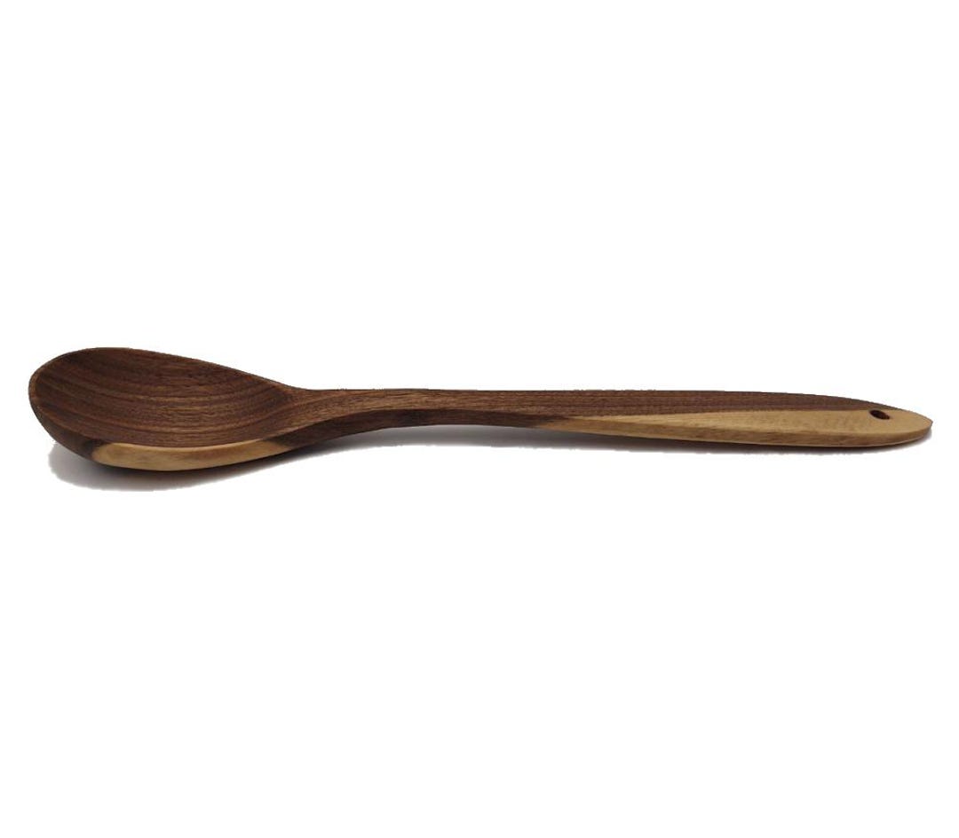 Handmade Walnut Wood Spoon | Deep Soup Spoon | Natural Wooden Spoon for ...