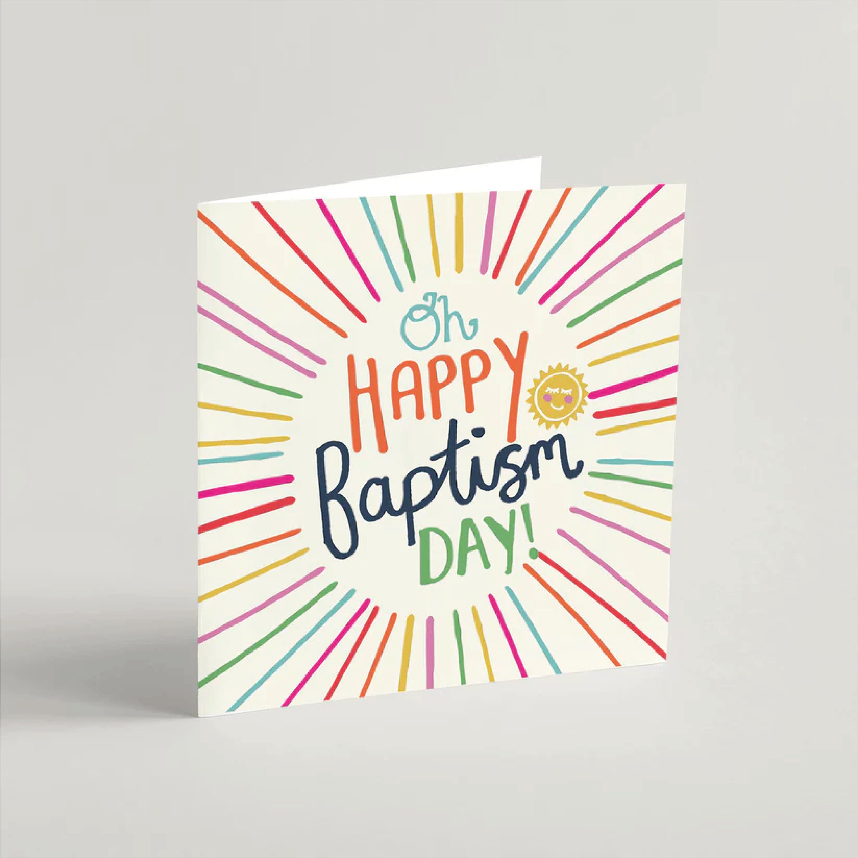 Oh Happy Baptism Day Card - Etsy