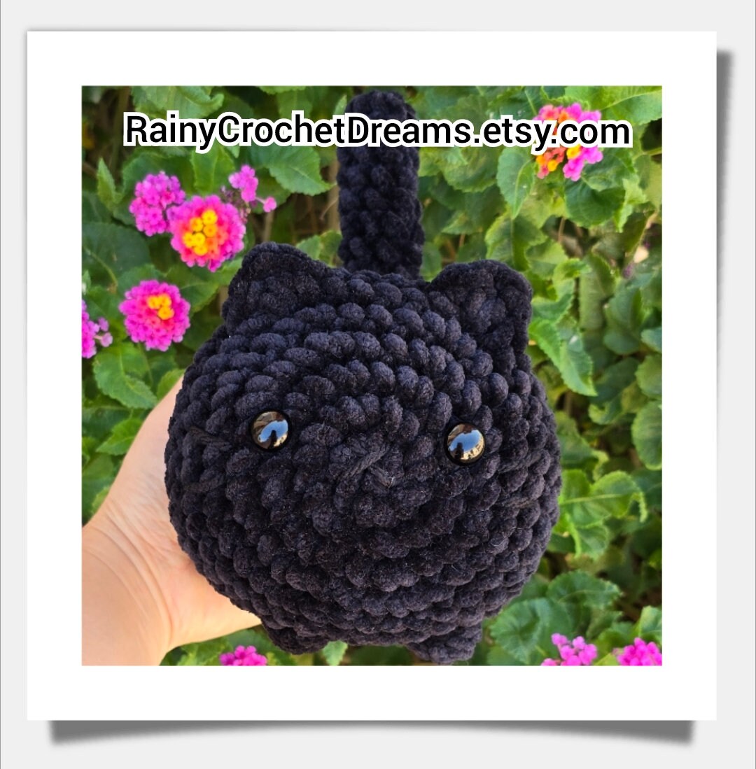 Cat (jiji), Crochet Cat, Amigurumi Cat, Crochet Loaf Cat, Crochet ...