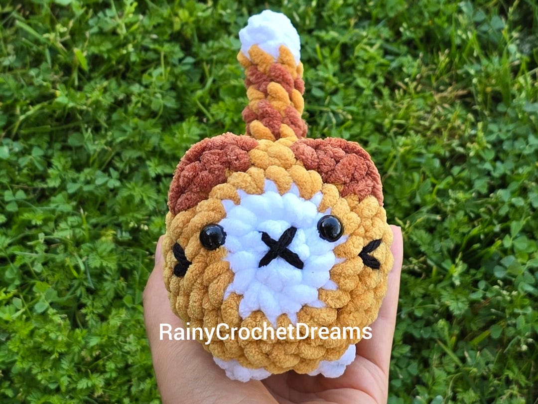 Crochet Cat, Orange Tabby, Cat Plushie, Keychain, Cat Keychain, Ginger ...