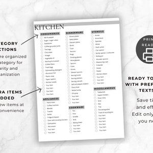 The Complete Airbnb Inventory Checklist, Canva Editable Inventory ...