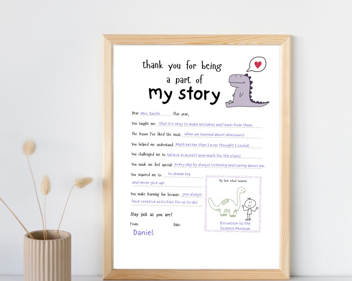 Teacher Appreciation Week Printable Teacher Appreciation Gift Thank You ...