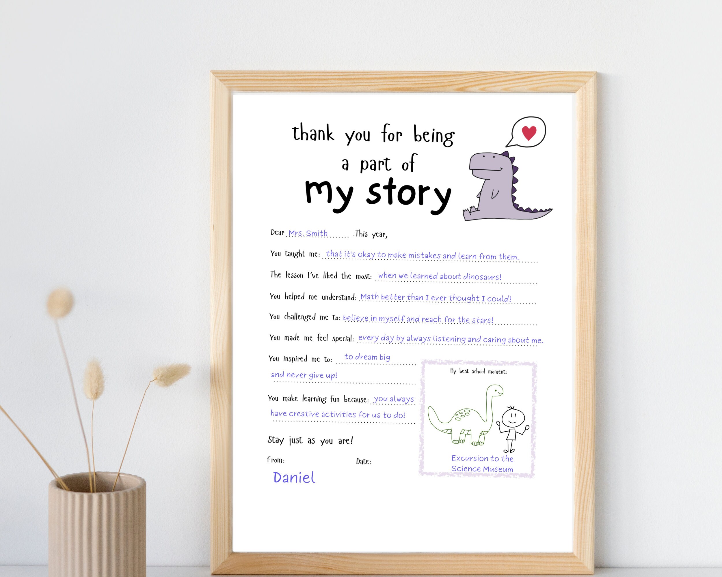 Teacher Appreciation Week Printable Teacher Appreciation Gift Thank You ...