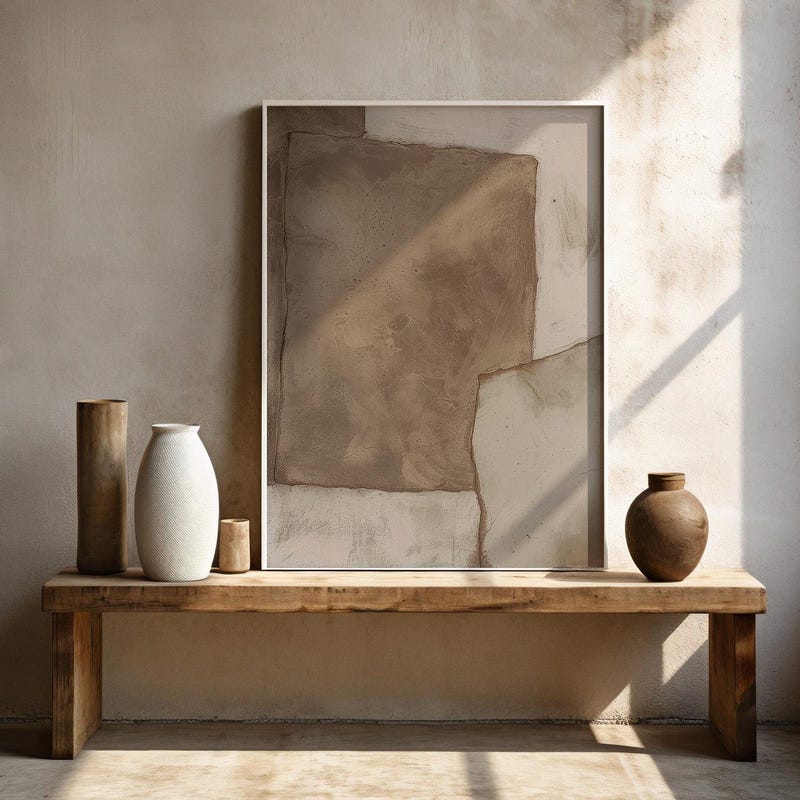 Neutral Color Art - Etsy