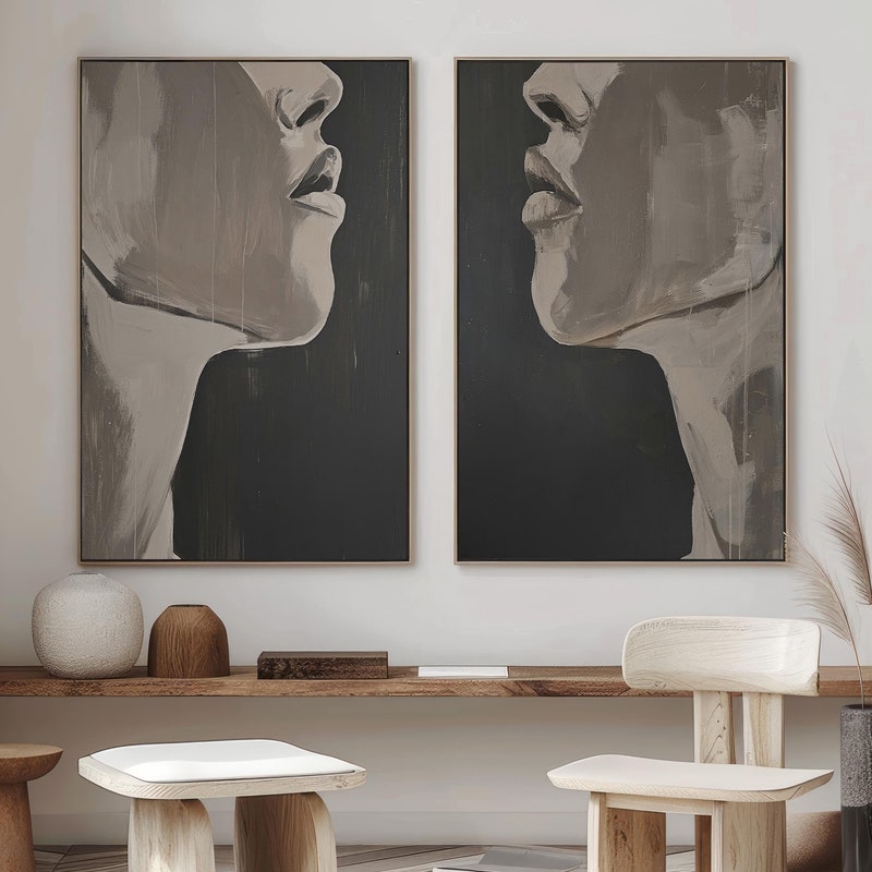 Abstract Art Human Figures - Etsy