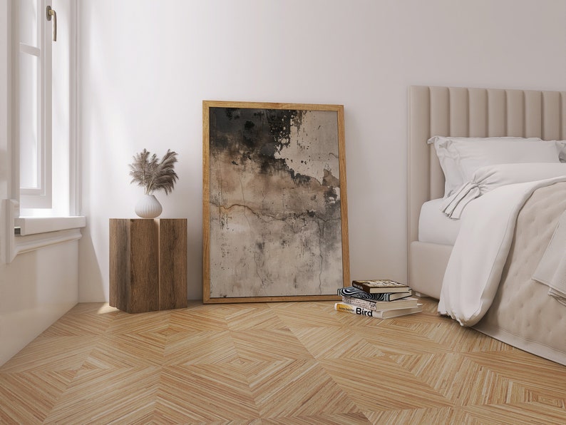 Wabi Sabi Abstract Print, Beige Print Wall Art, Minimalist Painting ...