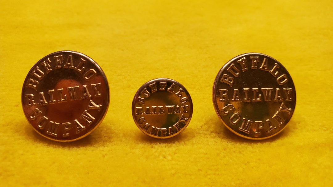 Antique Railway Buttons Lot - Etsy