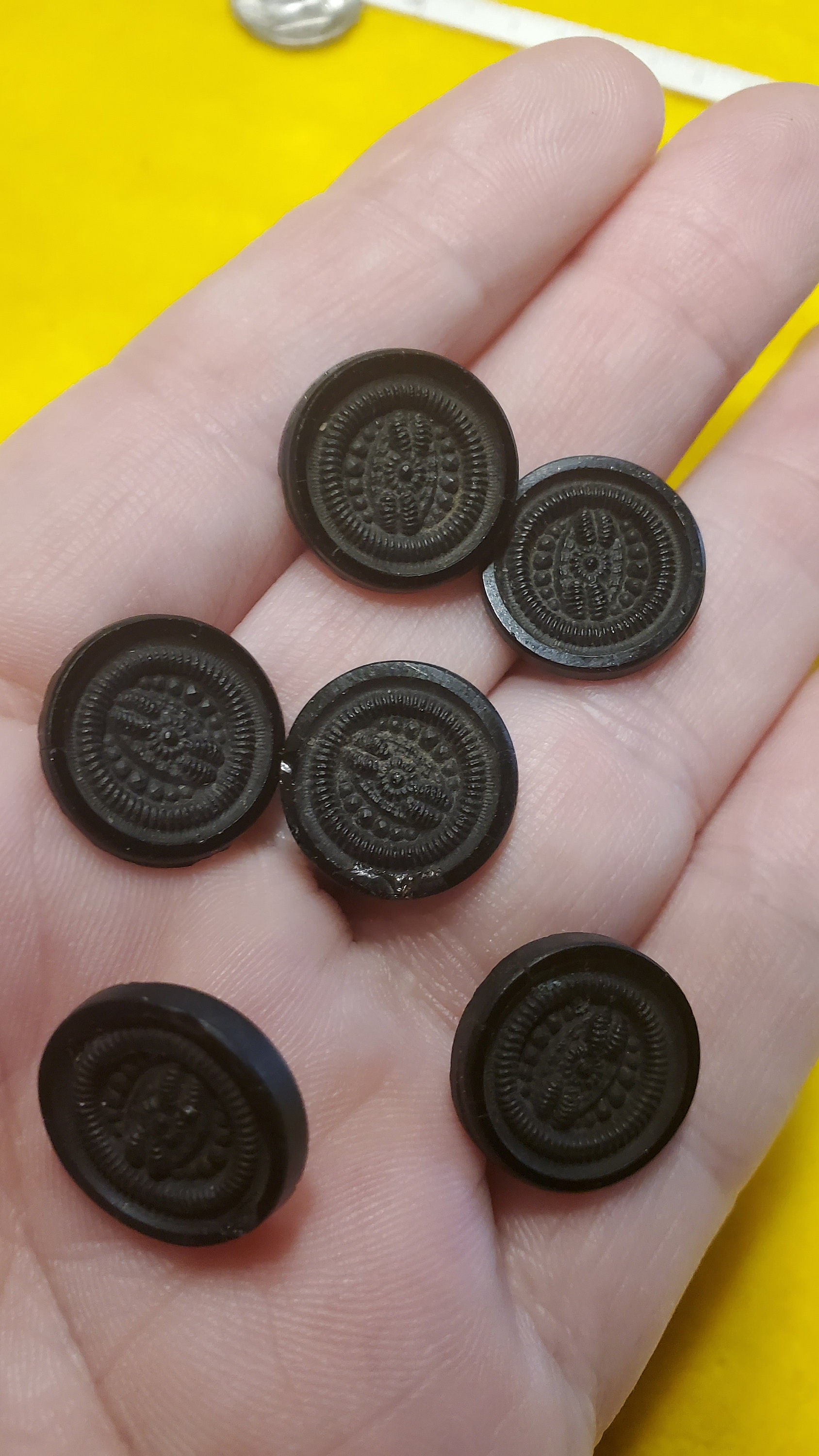 Six Jet Victorian Mourning Buttons Matching - Etsy