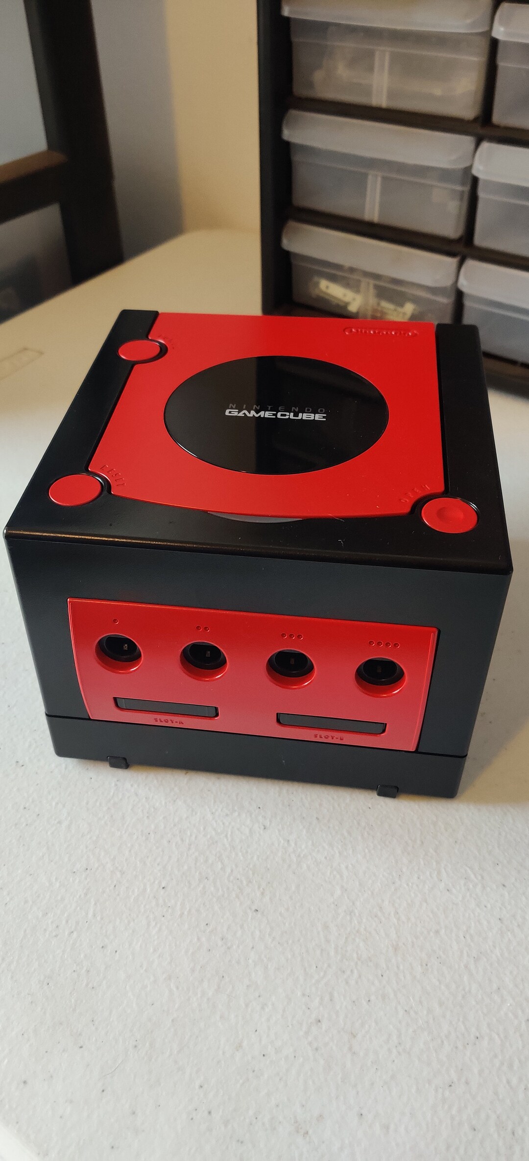 Gamecube Console Model DOL 001 Red and Black Authentic Item Hand ...