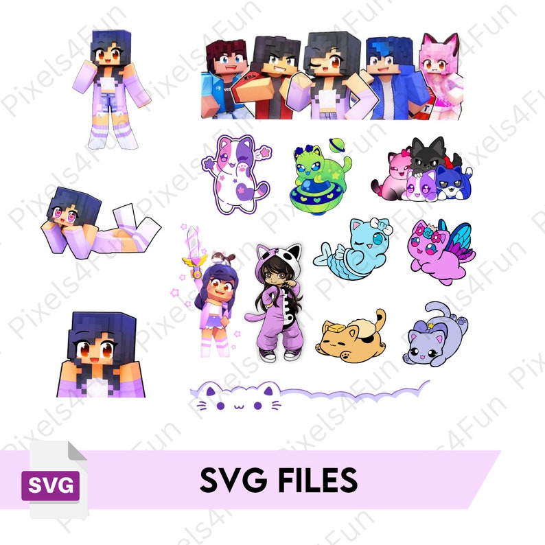 Aphmau Meemeow SVG Files - Etsy