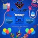 Poppy Playtime Editable Printable Birthday Party Invitation, Editable ...