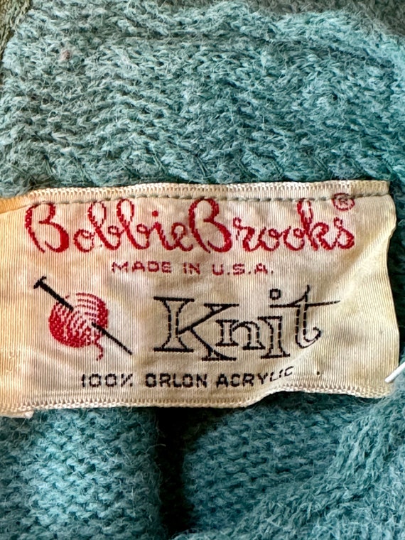 1960’s Bobbie Brooks Robin’s Egg Blue Sweater & Knit … - Gem