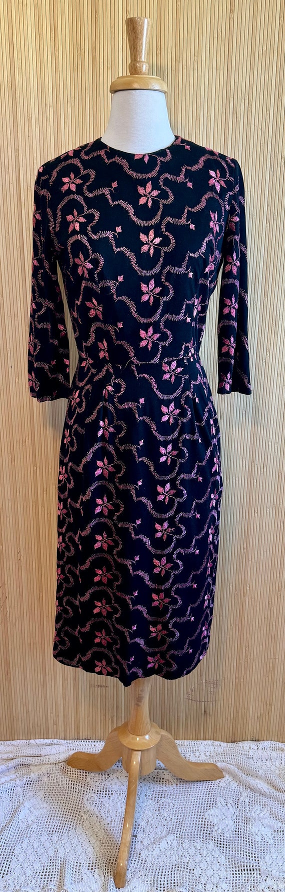 1960’s Meg Madison Embroidered Dress - Gem