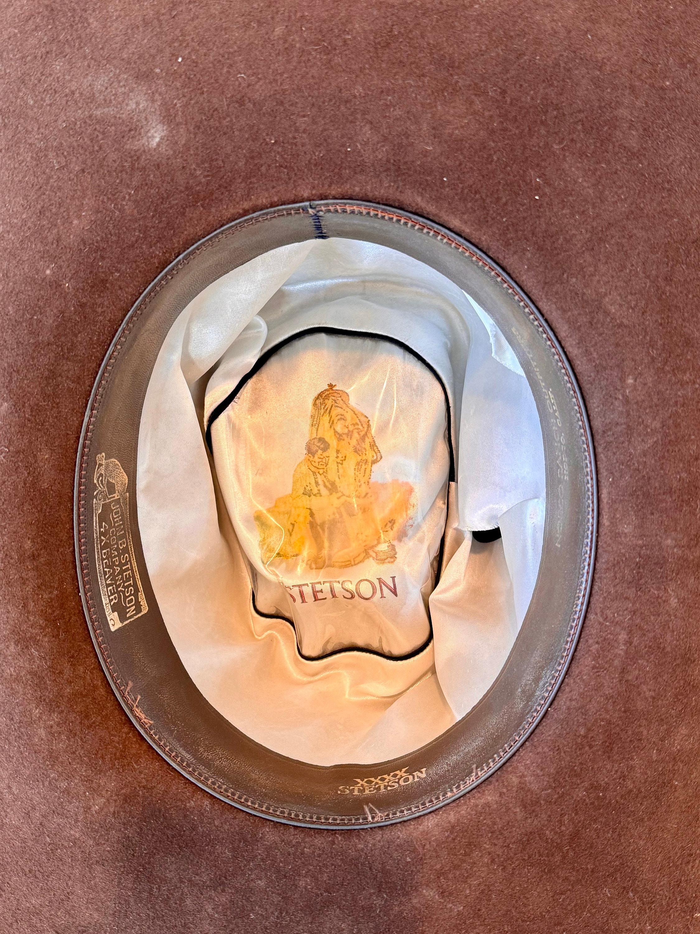 Vintage Stetson 4X Beaver Cowboy Hat - Etsy