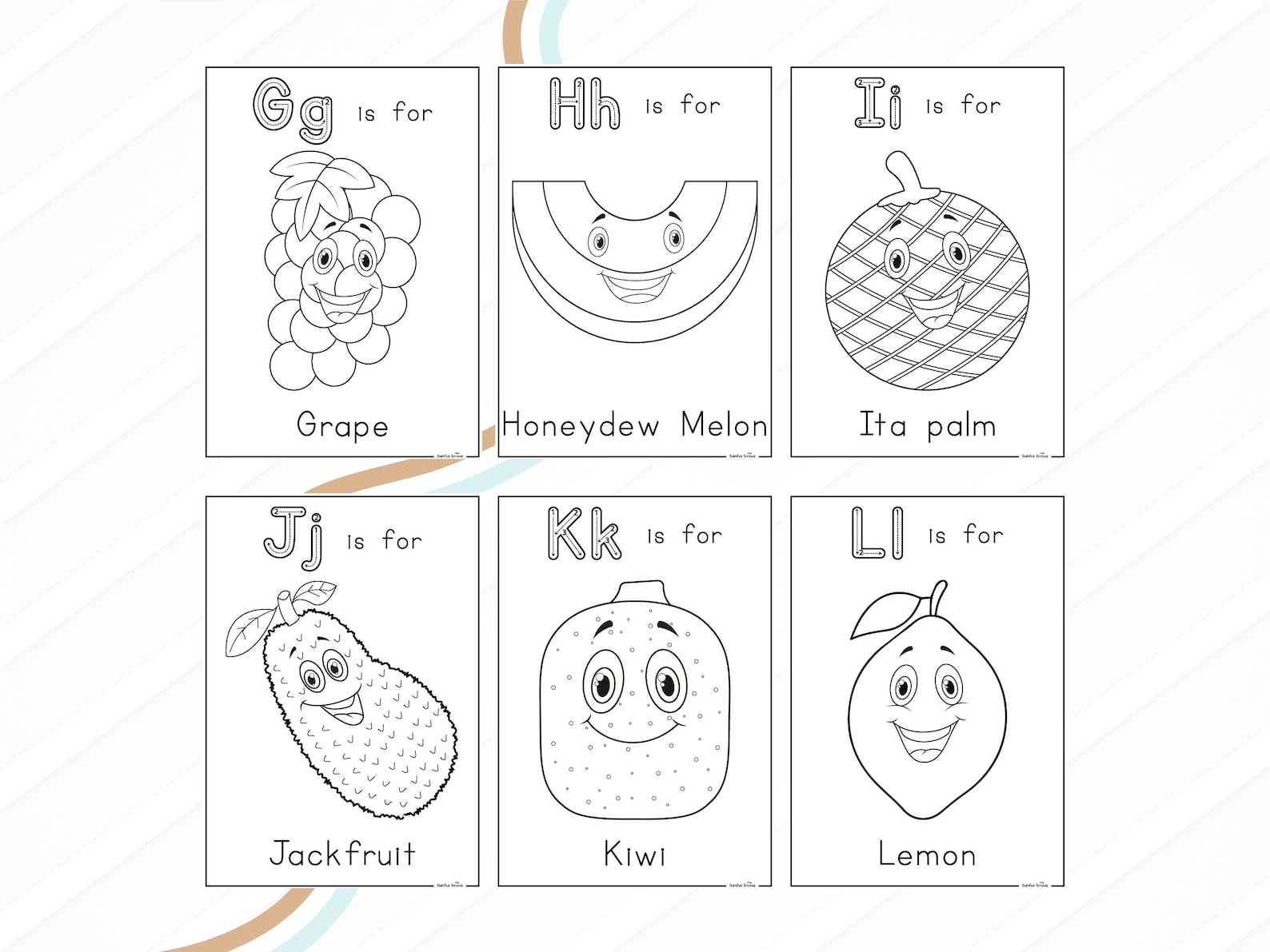 ABC Tracing, Alphabet Tracing, Fruits and Vegetables Coloring Book ...