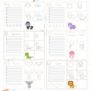 ABC Tracing, Alphabet Tracing, Coloring Book, Activity Book, Learn to ...