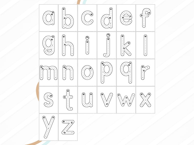 ABC Tracing, Alphabet Tracing, Trace Letters, Trace Numbers, Printable ...
