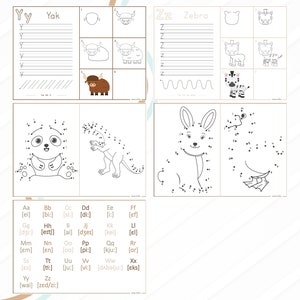 ABC Tracing, Alphabet Tracing, Coloring Book, Activity Book, Learn to ...