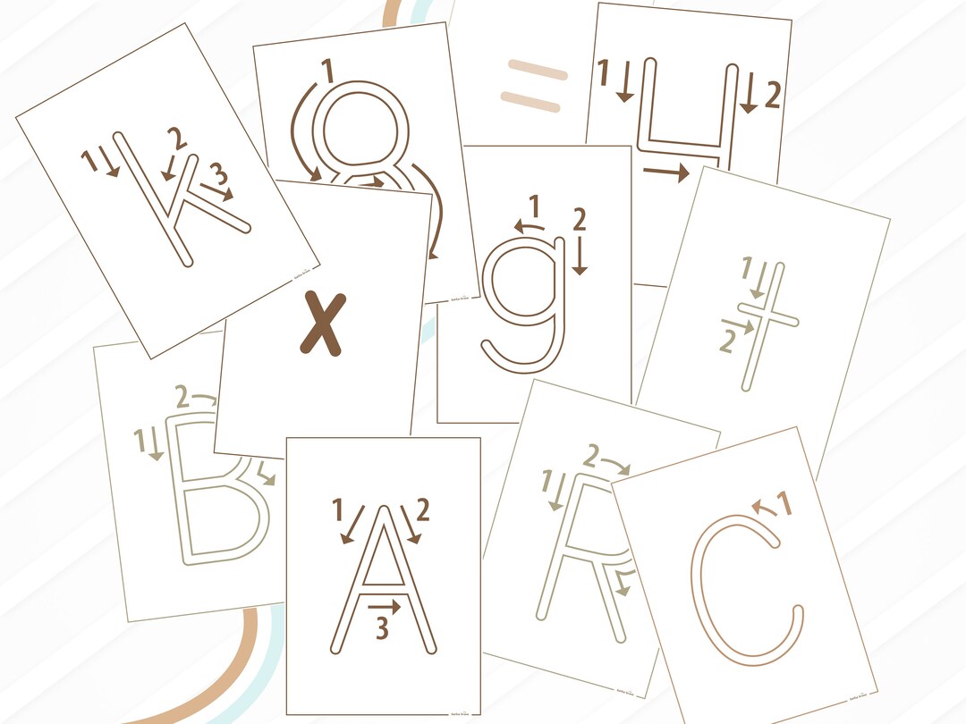 ABC Tracing, Alphabet Tracing, Trace Letters, Trace Numbers, Printable ...