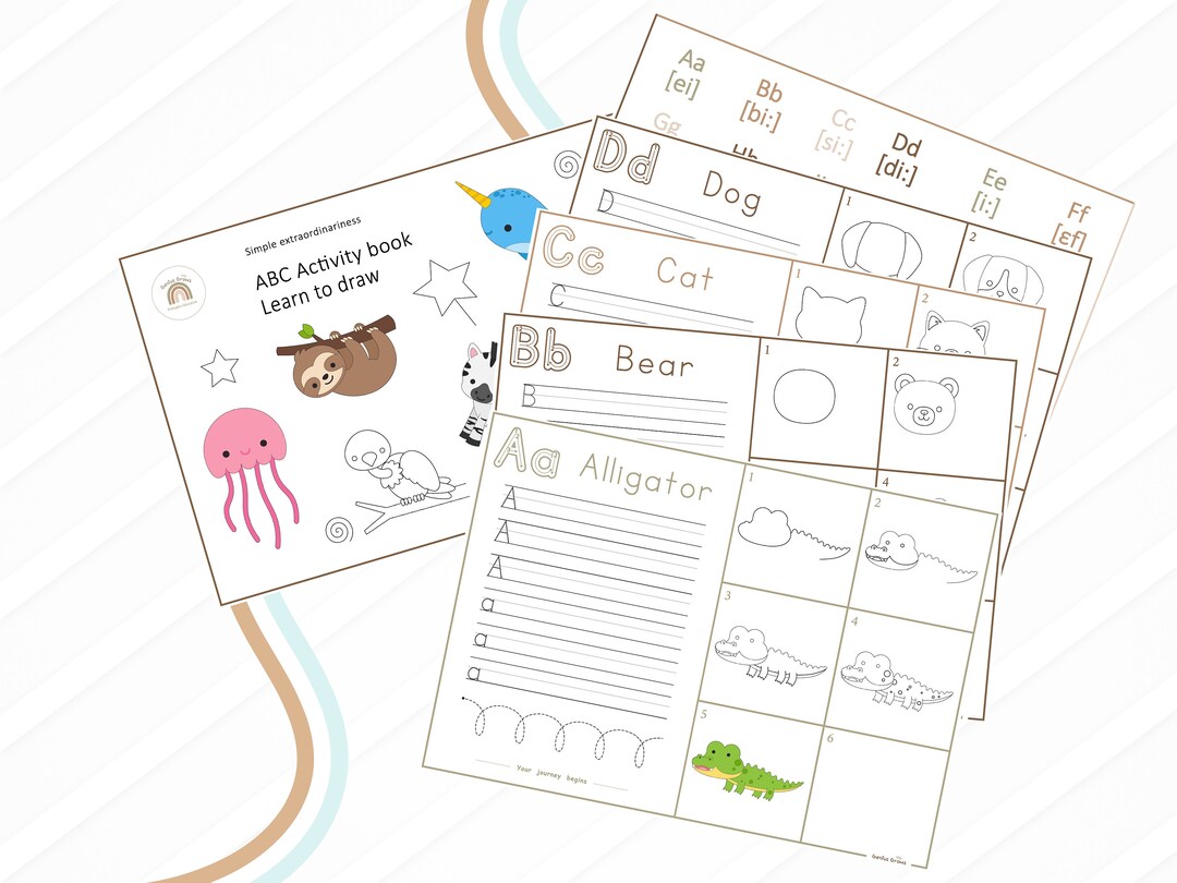 ABC Tracing, Alphabet Tracing, Coloring Book, Activity Book, Learn to ...