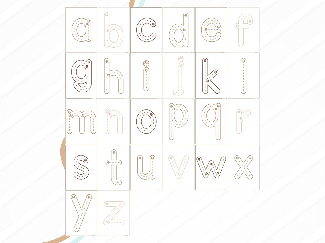 ABC Tracing, Alphabet Tracing, Trace Letters, Trace Numbers, Printable ...