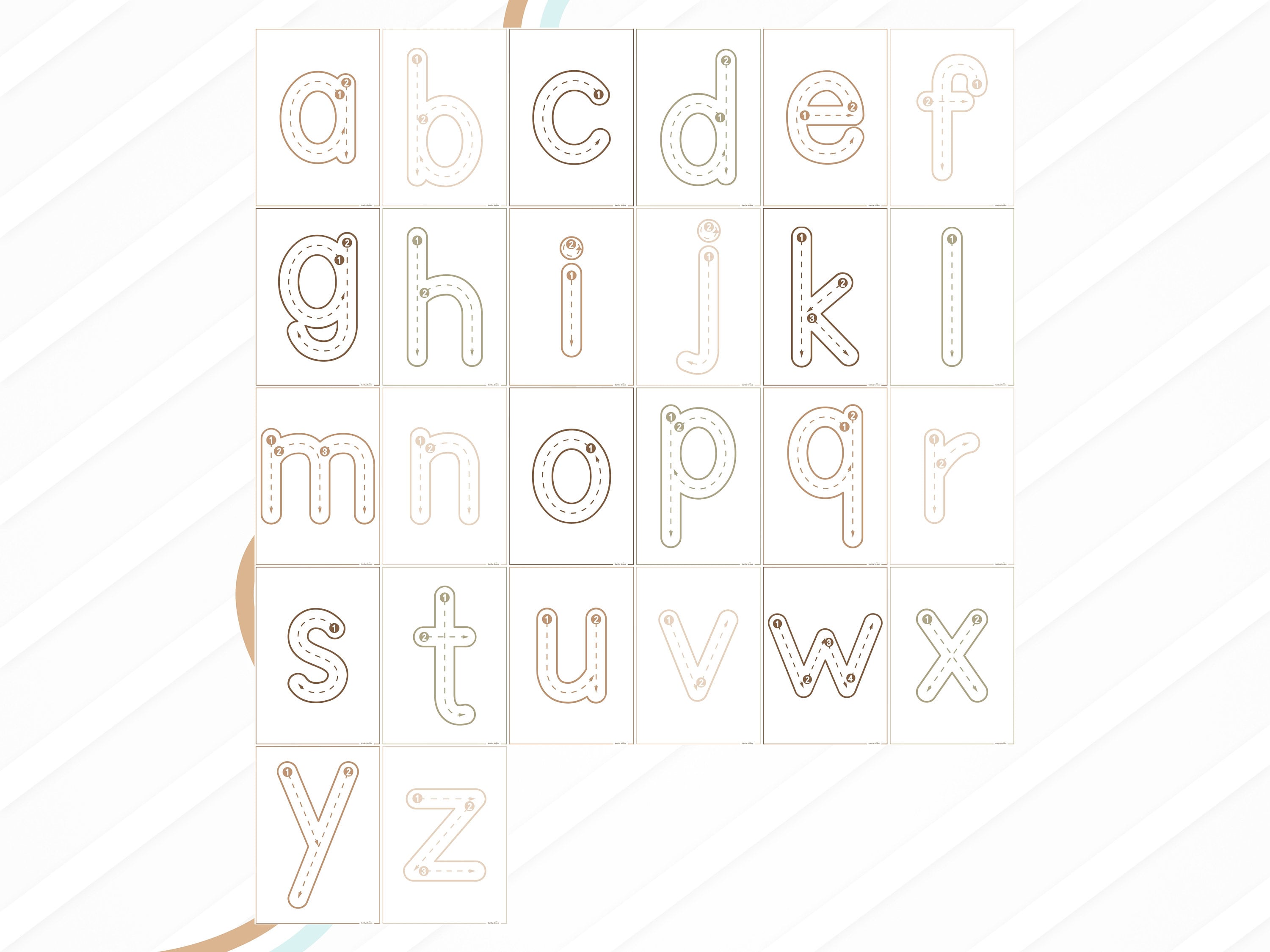ABC Tracing, Alphabet Tracing, Trace Letters, Trace Numbers, Printable ...