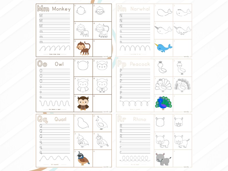 ABC Tracing, Alphabet Tracing, Coloring Book, Activity Book, Learn to ...