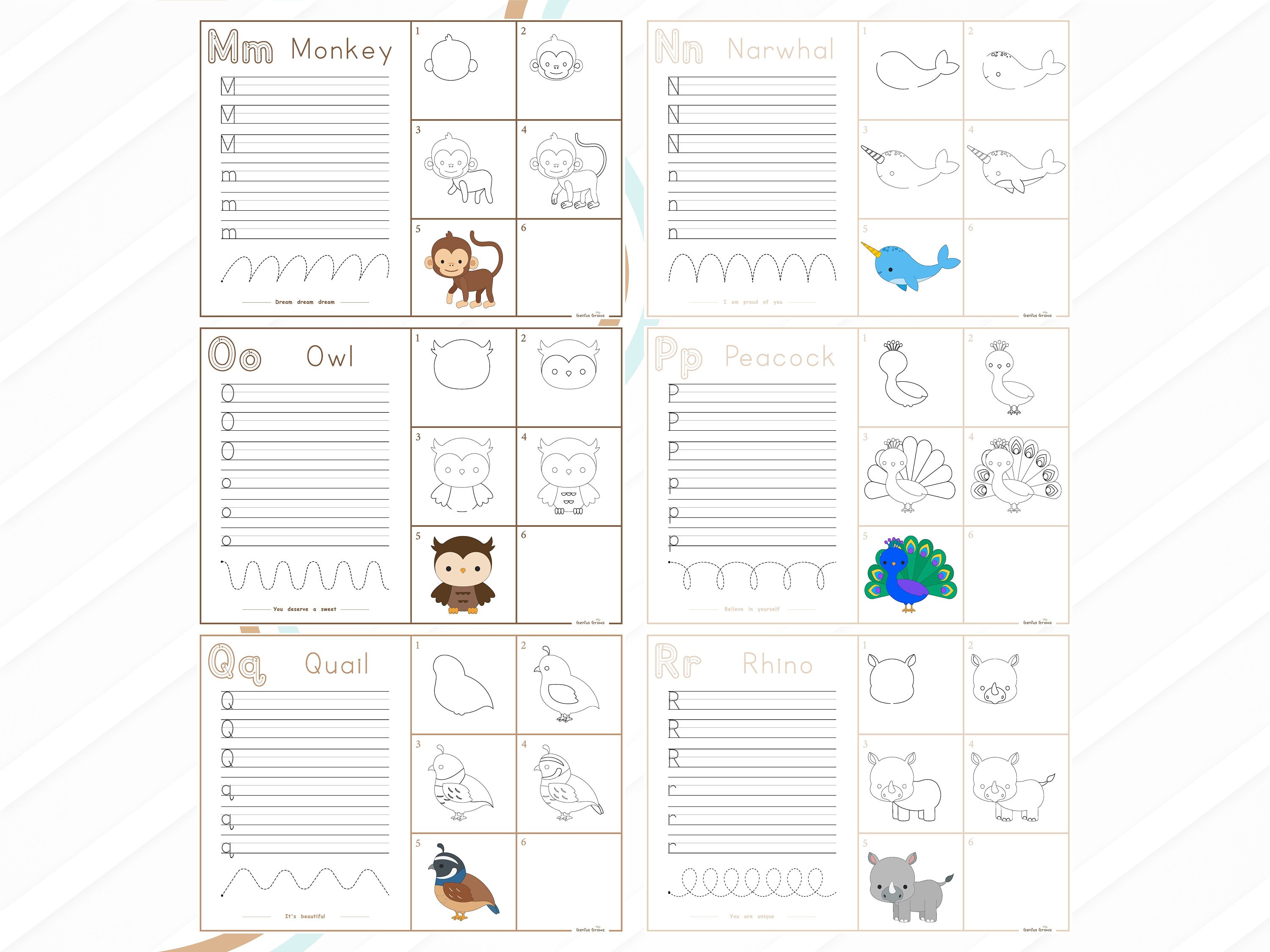 ABC Tracing, Alphabet Tracing, Coloring Book, Activity Book, Learn to ...